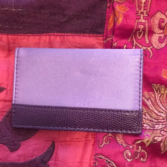 Bags | Small Purple Id Wallet | Poshmark